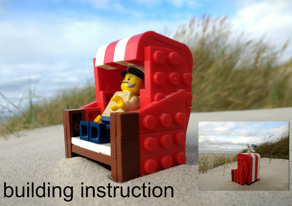 LEGO MOC beach chair by steinekonig | Rebrickable - Build with LEGO