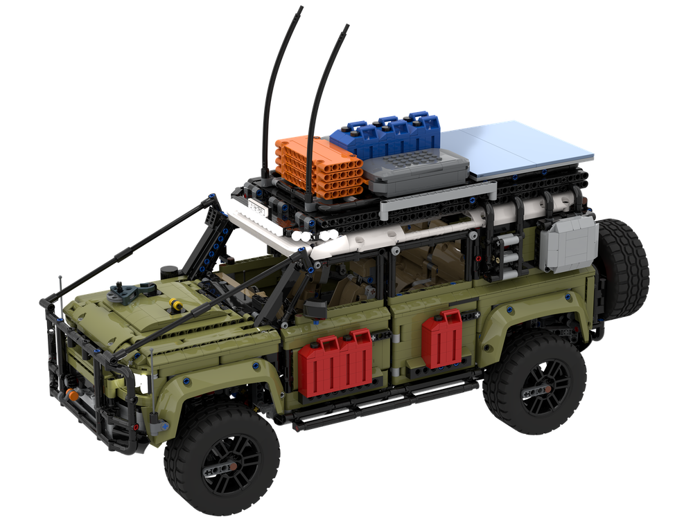 LEGO MOC 2020 Land Rover Defender 110 by LBBDE | Rebrickable - Build ...