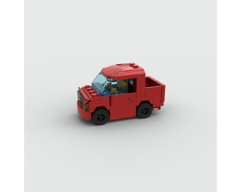 LEGO MOC Little City Pickup by joey_bricks_things | Rebrickable - Build ...