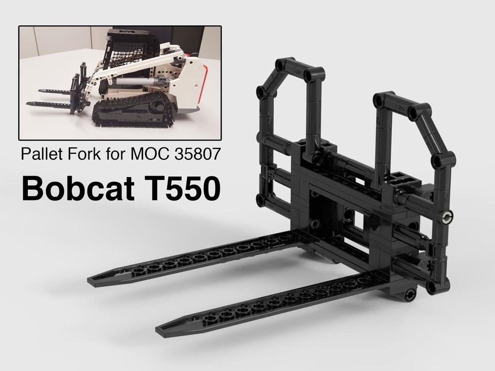 Lego Moc Pallet Fork For Moc 35807 Bobcat T550 By Mäkkes