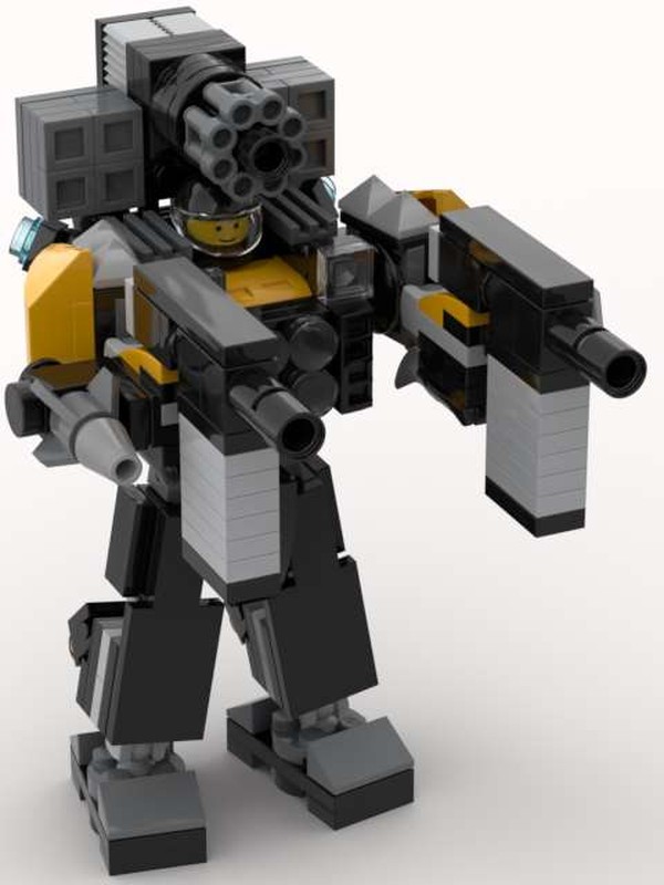 LEGO MOC-37207 Battle Mech Suit 1.25 (With Weapons) by meregt ...