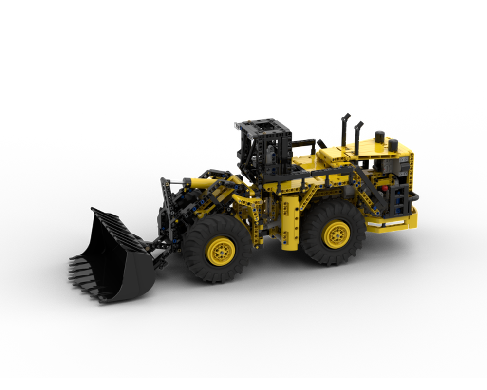 LEGO MOC RC pneumatic wheel loader by jorgeopesi | Rebrickable - Build ...