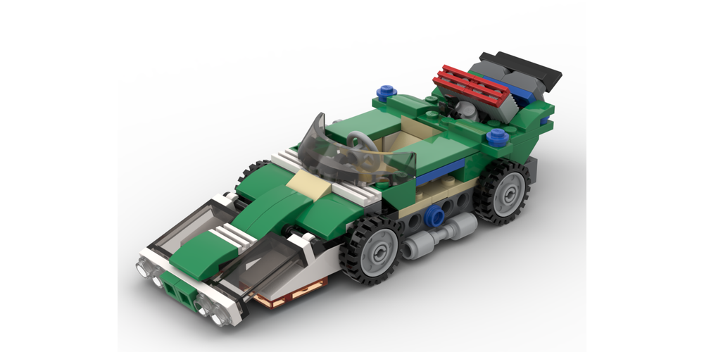 LEGO MOC 31056 Riddler Racer by crazy8ron | Rebrickable - Build with LEGO