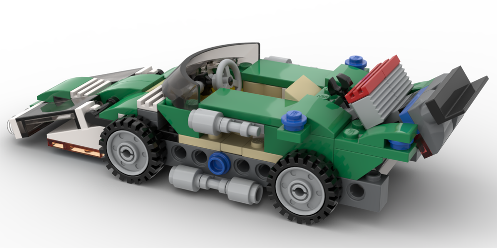 LEGO MOC 31056 Riddler Racer by crazy8ron | Rebrickable - Build with LEGO