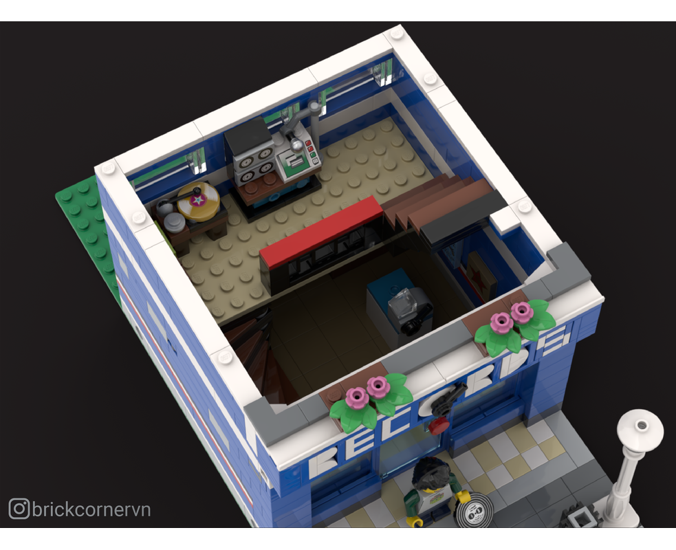 LEGO MOC Records Studio by BRICKCORNER | Rebrickable - Build with LEGO