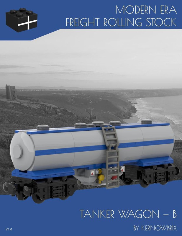 Lego Moc Tanker Wagon B By Kernowbrix Rebrickable Build With Lego