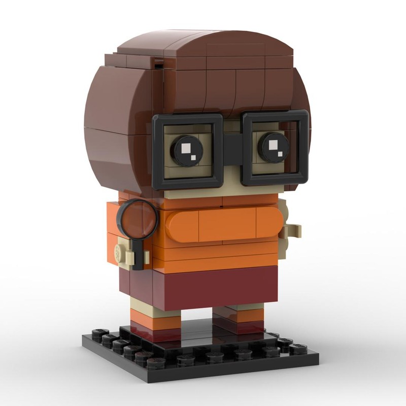 LEGO MOC Velma Scooby Doo Brickheadz by custominstructions ...