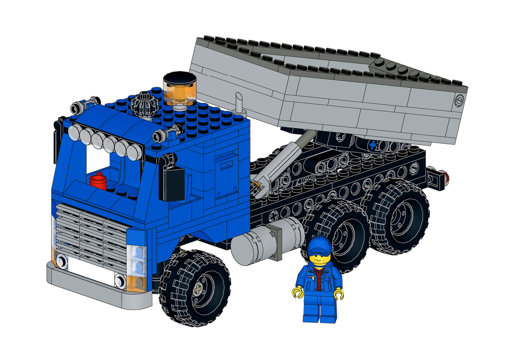LEGO MOC Tipper Truck by _brickfan._ | Rebrickable - Build with LEGO