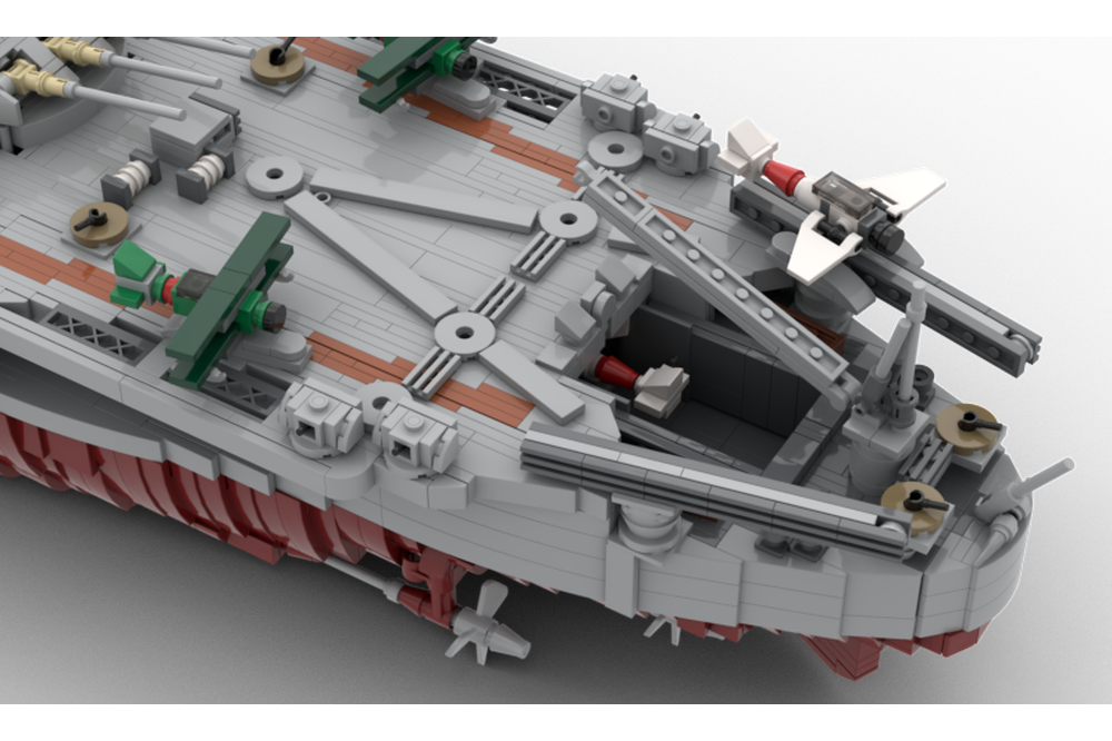 LEGO MOC IJN Yamato 1:200 by rad0lf | Rebrickable - Build with LEGO