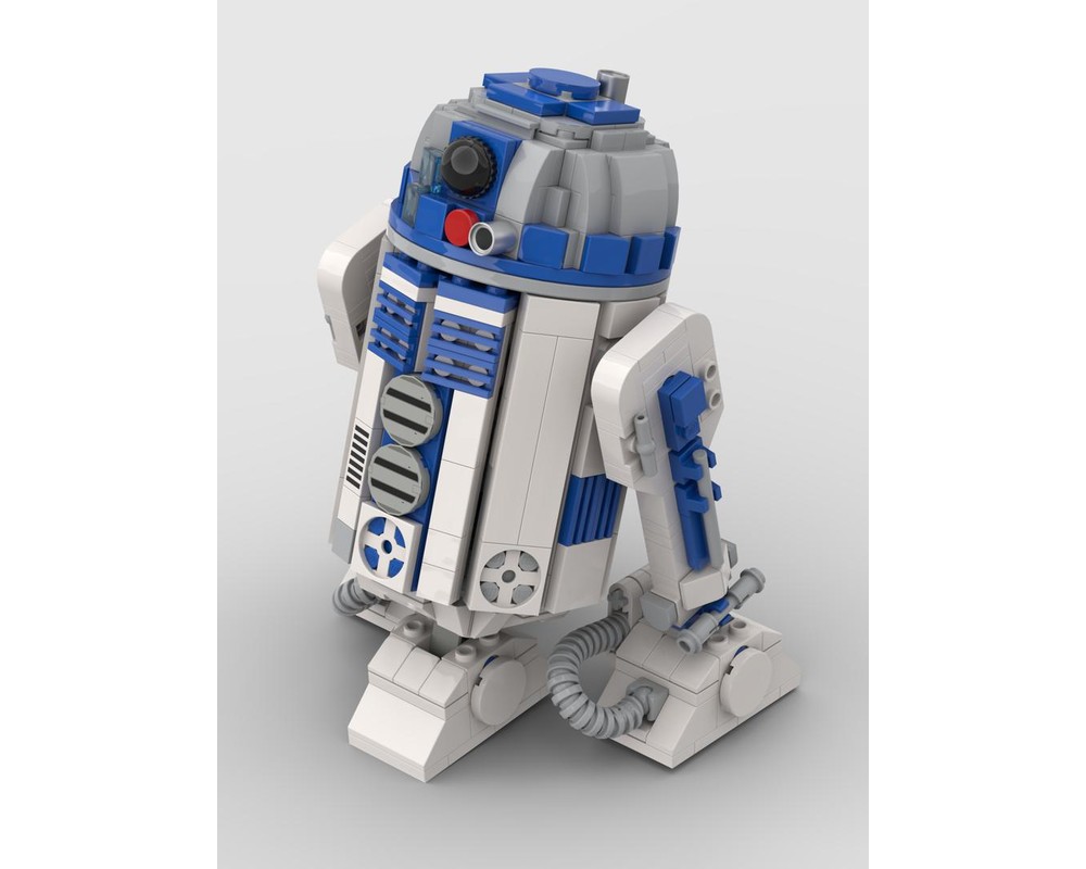 LEGO MOC R2-D2 Midsize Alternate build by DanSto and rounded head by ...