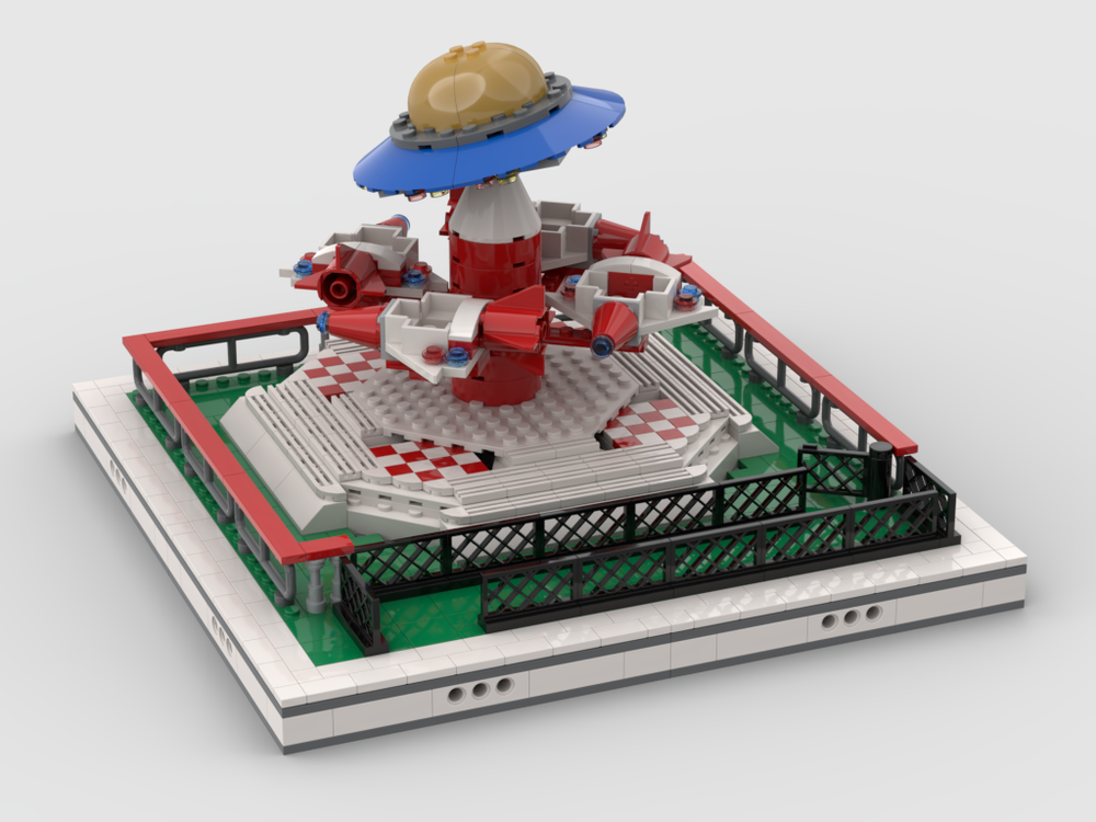 LEGO MOC Space Carousel for modular Amusement Park by gabizon ...