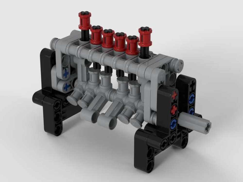 LEGO MOC engine inline six modern pistons by AKM-Sky | Rebrickable ...
