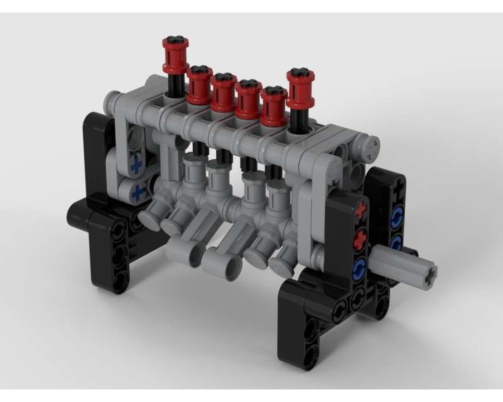 LEGO MOC engine inline six modern pistons by AKM-Sky | Rebrickable ...