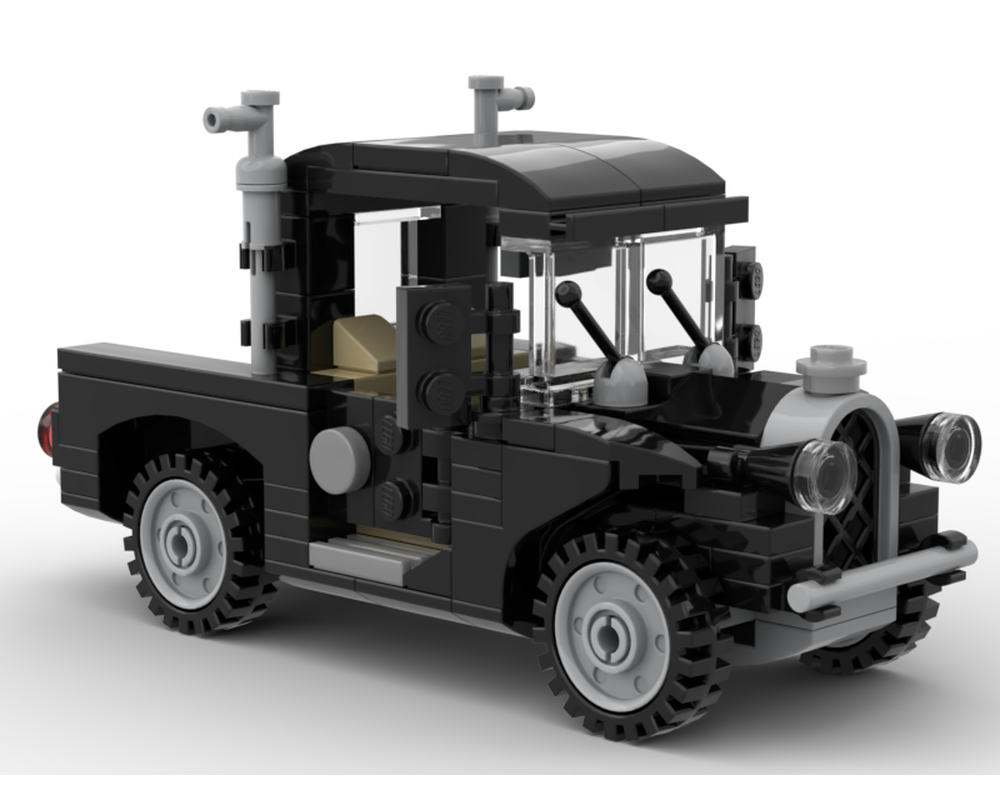 LEGO MOC Vintage Pickup Truck by veyniac | Rebrickable - Build with LEGO