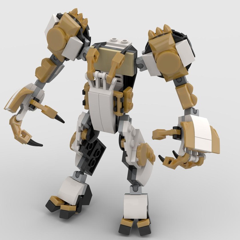 LEGO MOC Golden Dragon Mech by Samu | Rebrickable - Build with LEGO