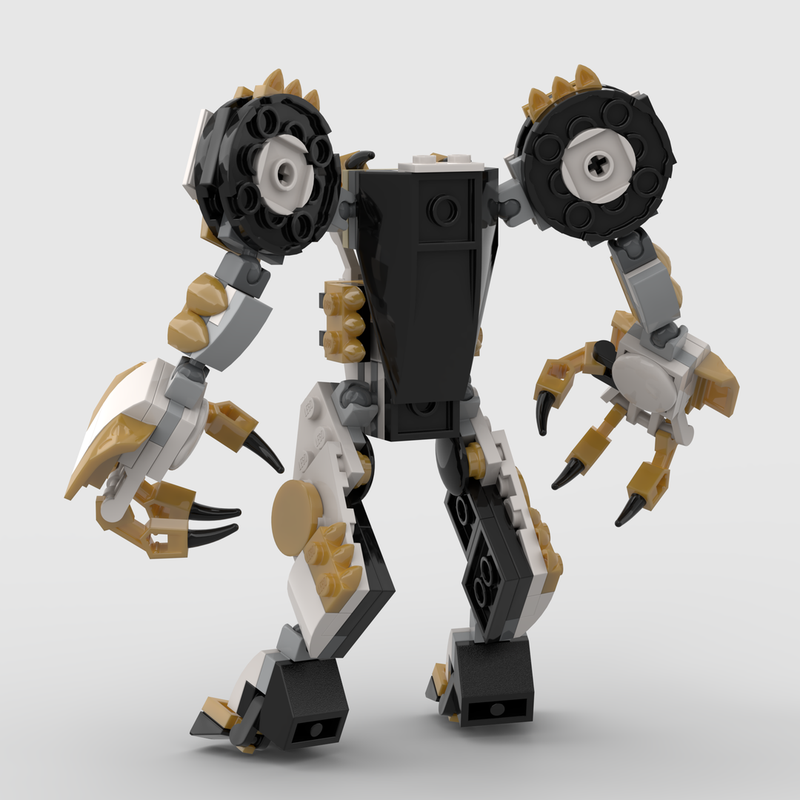 LEGO MOC Golden Dragon Mech by Samu | Rebrickable - Build with LEGO