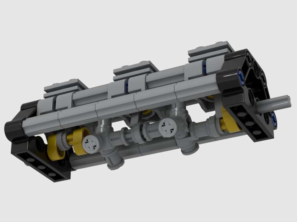 LEGO MOC engine inline 3 classic pistons by AKM-Sky | Rebrickable ...