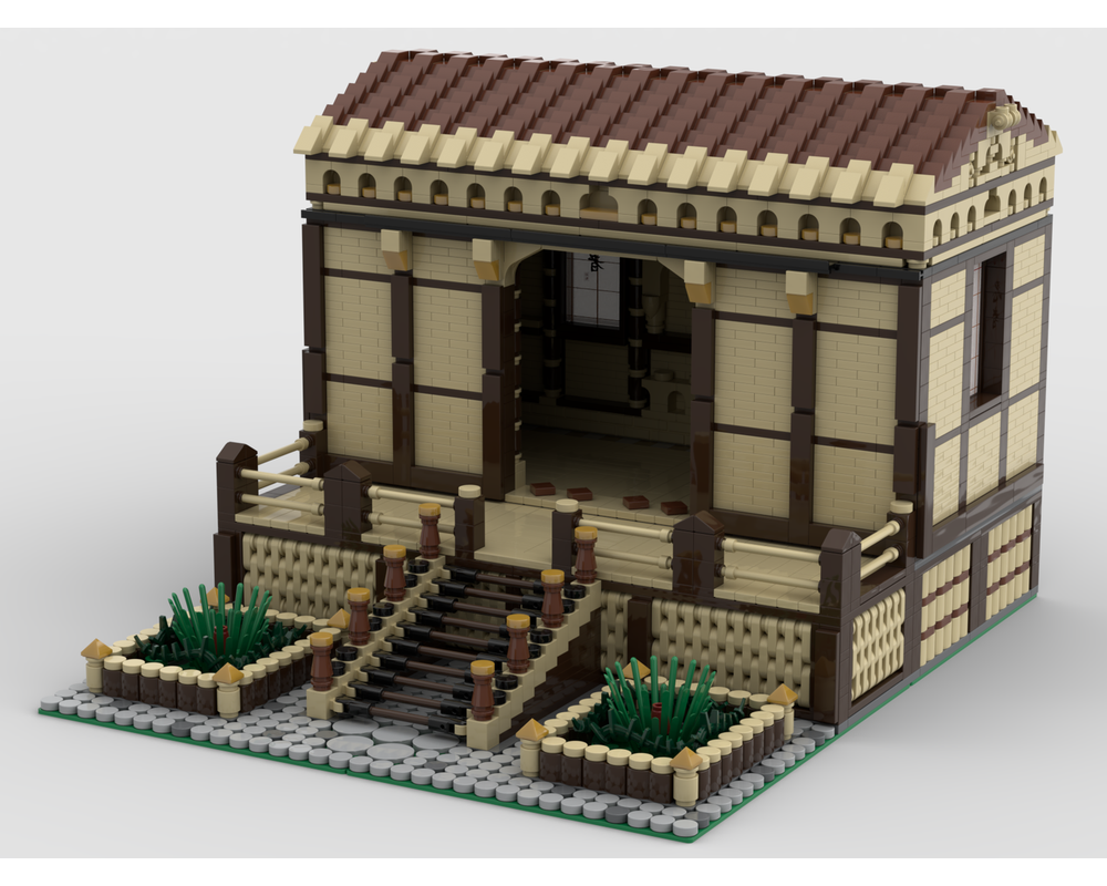 LEGO MOC-37435 Asian Temple (Modular Buildings 2020) | Rebrickable ...