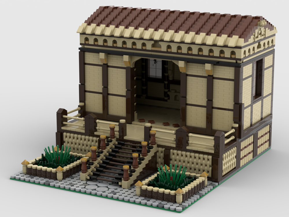 LEGO MOC Asian Temple by Huebre | Rebrickable - Build with LEGO