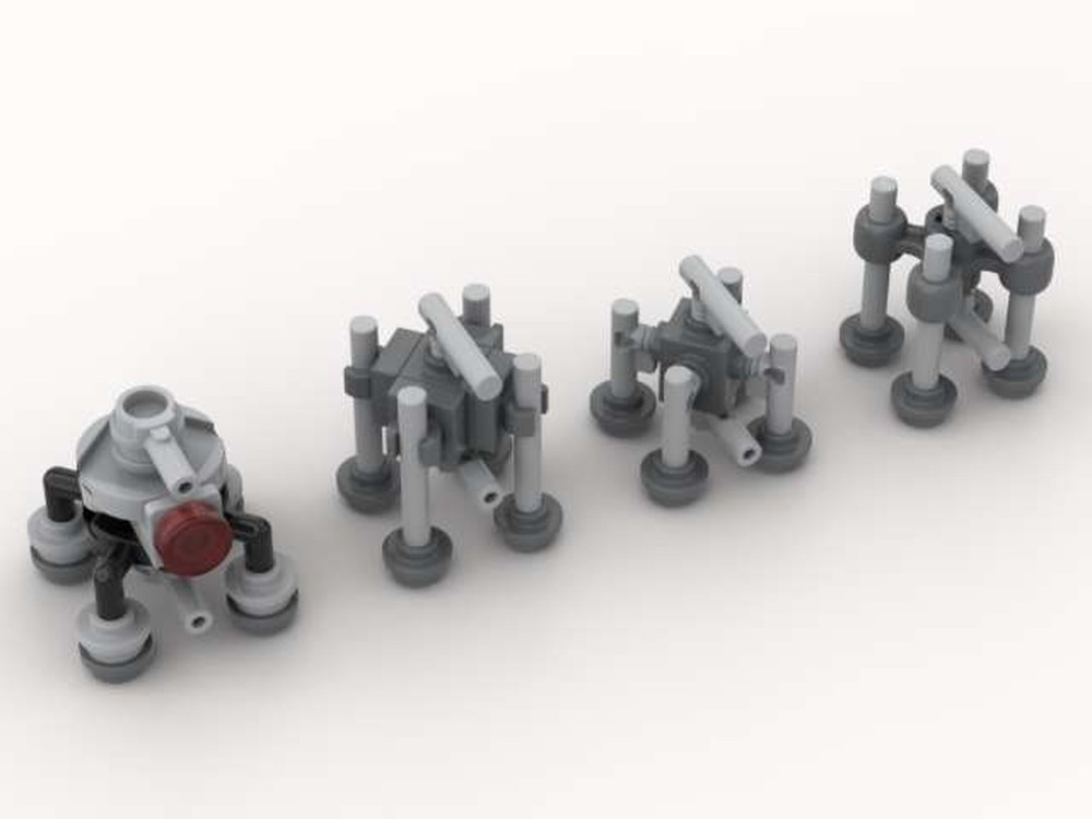 Lego Moc 4 Micro Spider Droids By Meregt Rebrickable Build With Lego