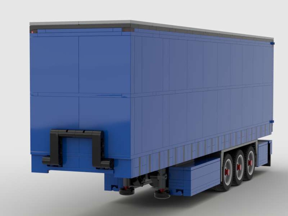 LEGO MOC curtainsider semi-trailer by MartiN79NespoR | Rebrickable ...