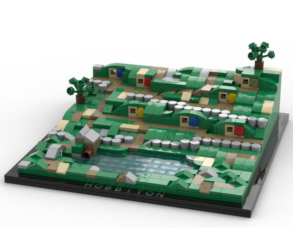 Lego Moc Hobbiton By Serenity Rebrickable Build With Lego