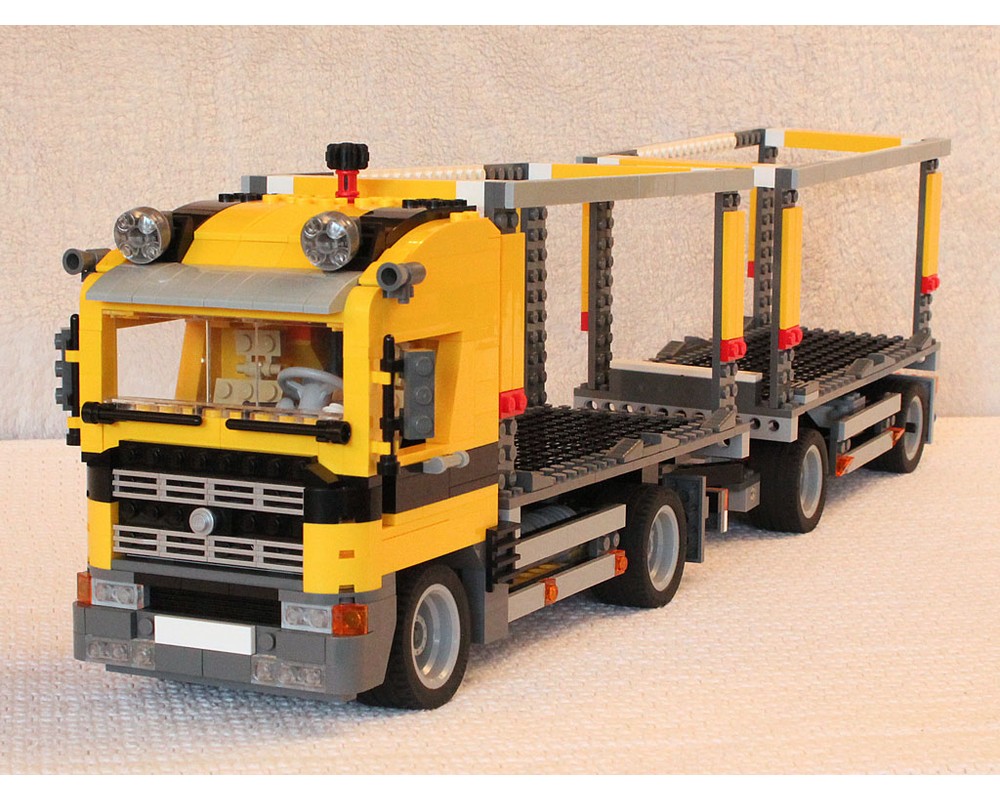 LEGO MOC Truck with Trailer 2+2 axles by fgee | Rebrickable - Build ...