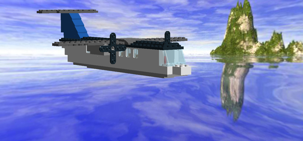 LEGO MOC Lego Dash 8 -400 by LegoAvia | Rebrickable - Build with LEGO