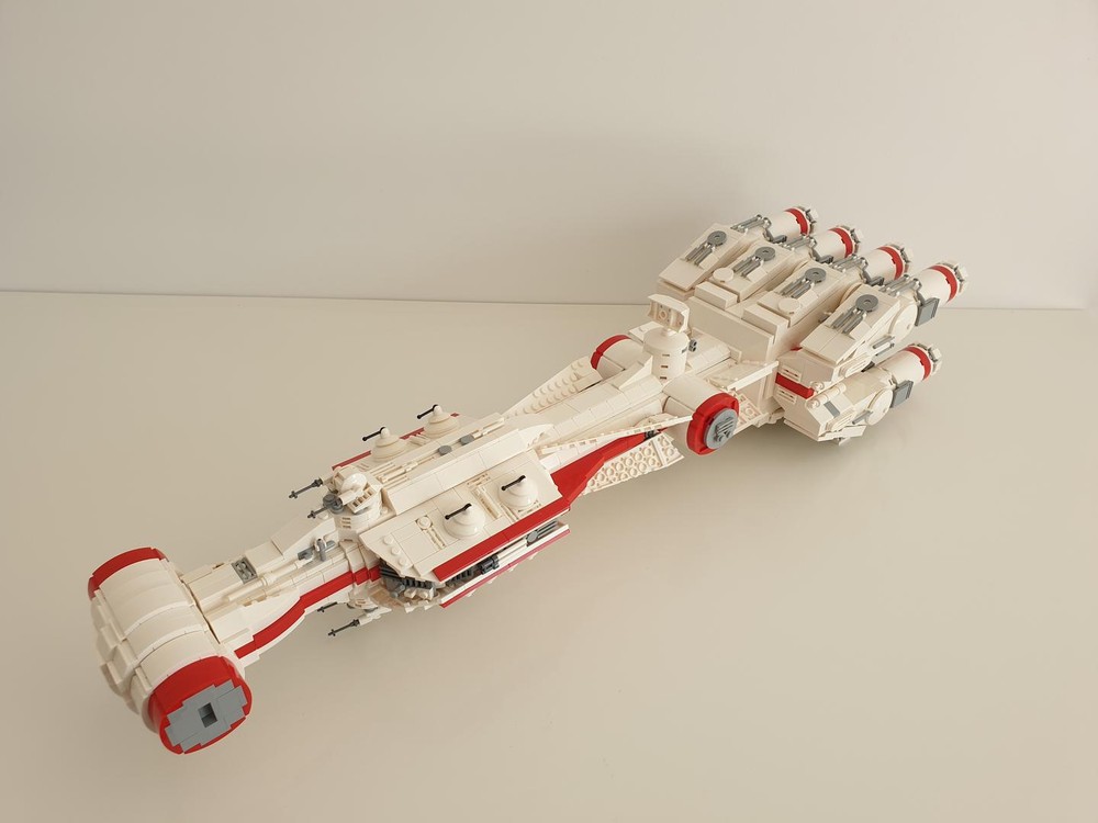 LEGO MOC Corellian corvette CR90 by Mechael | Rebrickable - Build with LEGO