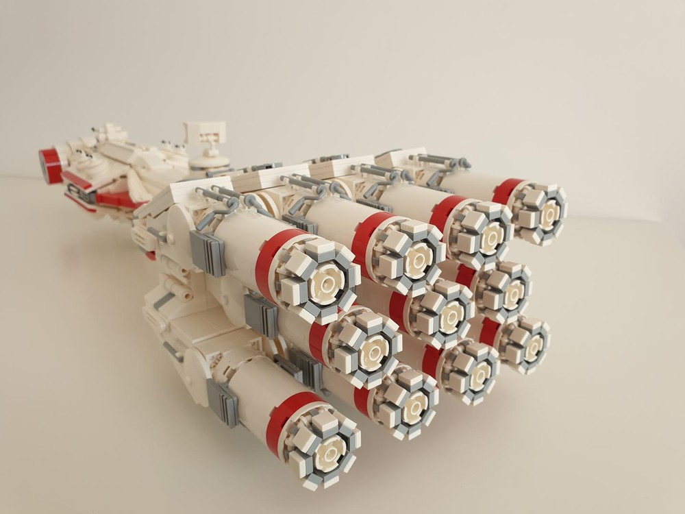 LEGO MOC Corellian corvette CR90 by Mechael | Rebrickable - Build with LEGO
