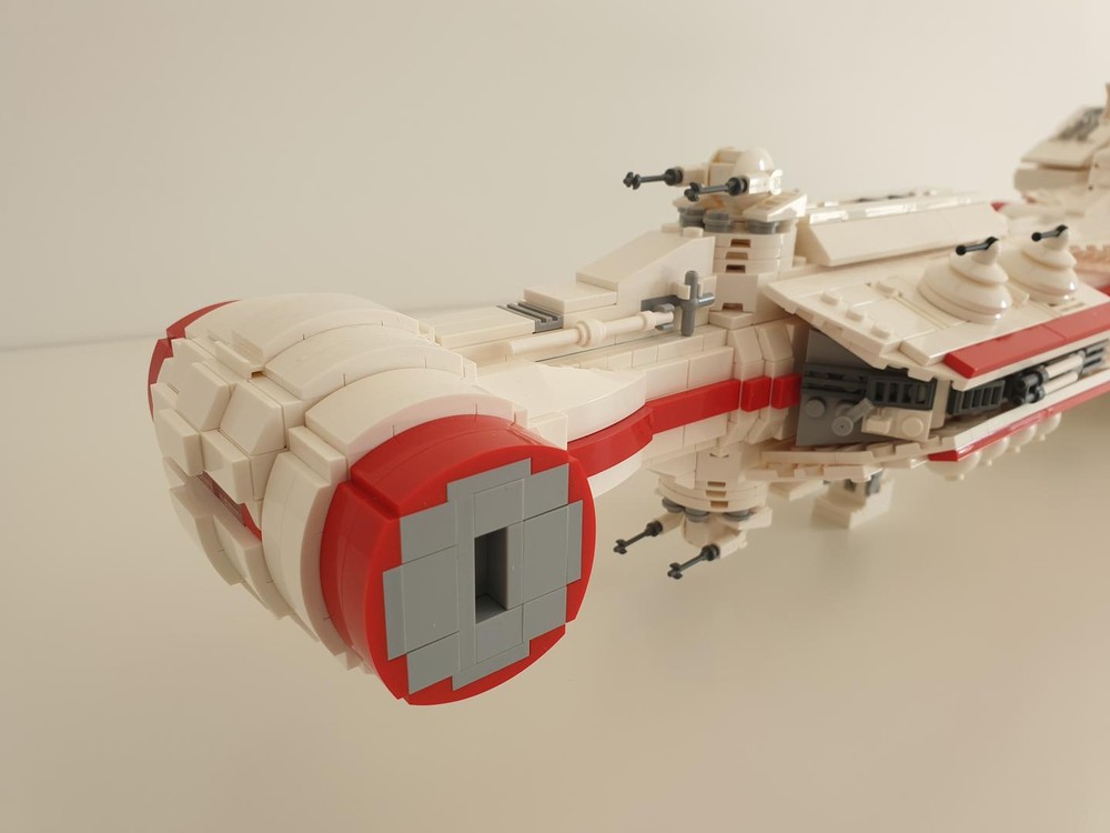 LEGO MOC Corellian corvette CR90 by Mechael | Rebrickable - Build with LEGO