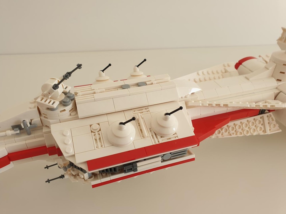 LEGO MOC Corellian corvette CR90 by Mechael | Rebrickable - Build with LEGO