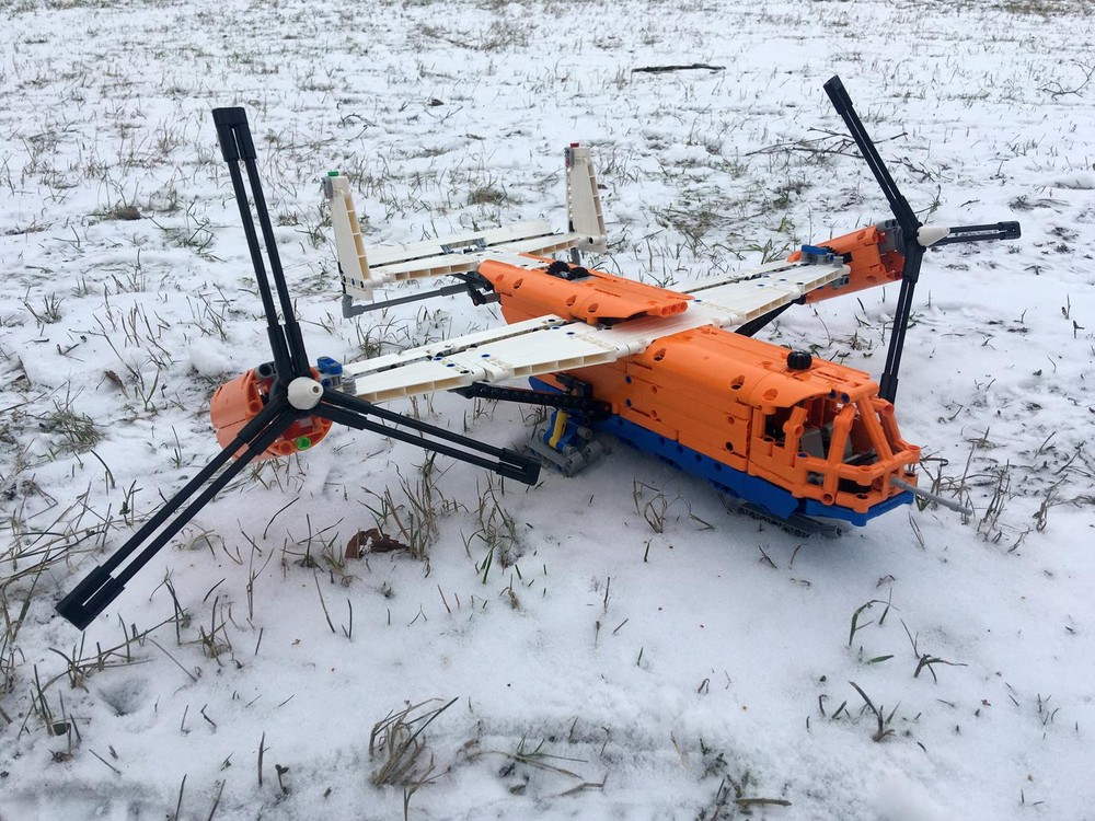 LEGO MOC Arctic Expedition Tiltrotor by paave | Rebrickable - Build ...