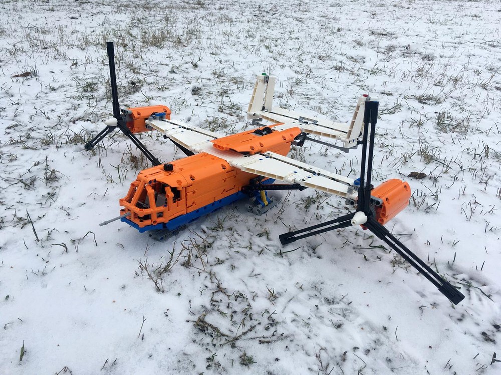 LEGO MOC Arctic Expedition Tiltrotor by paave | Rebrickable - Build ...