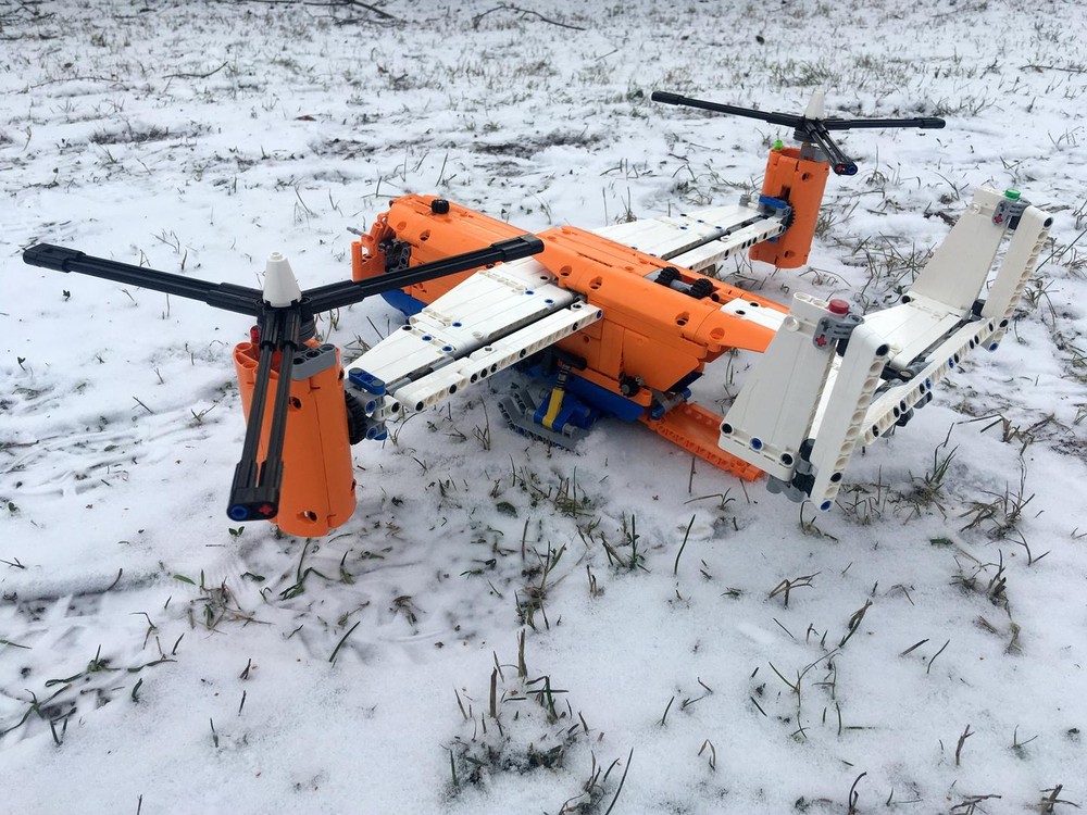 LEGO MOC Arctic Expedition Tiltrotor by paave | Rebrickable - Build ...