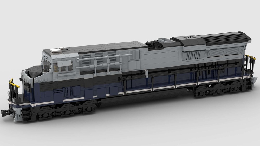 LEGO MOC Central of Georgia ES44AC by Barduck | Rebrickable - Build ...