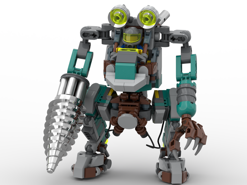 LEGO MOC Power Miners v Rock Raiders mech by Mobilox Studios ...