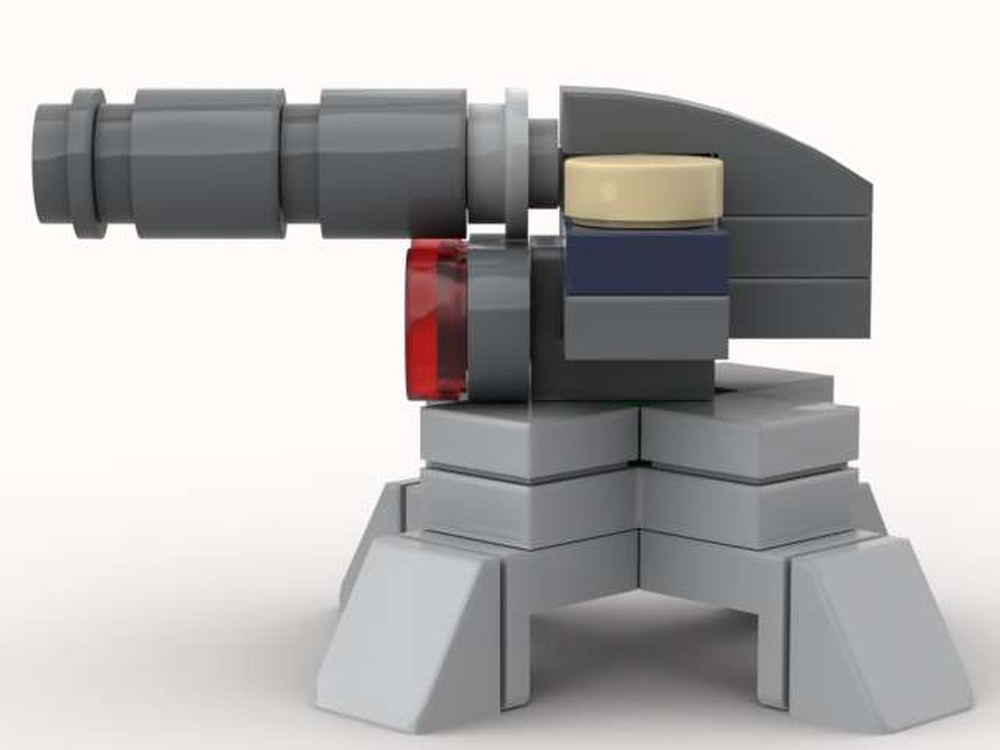 LEGO MOC Micro Separatist Proton Cannon & Micro Republic AV-7 Anti ...