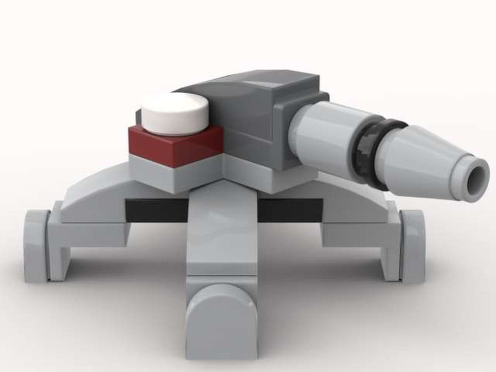 LEGO MOC Micro Separatist Proton Cannon & Micro Republic AV-7 Anti ...
