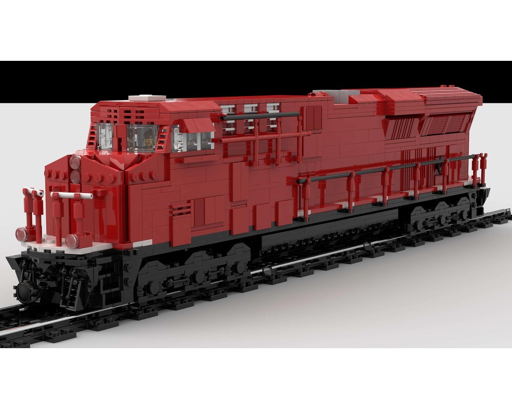 LEGO MOC ES44AC Canadian Pacific by Barduck | Rebrickable - Build with LEGO