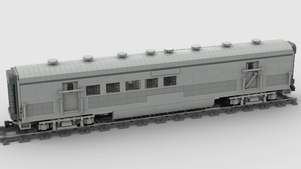LEGO MOC Santa Fe RPO coach by Barduck | Rebrickable - Build with LEGO