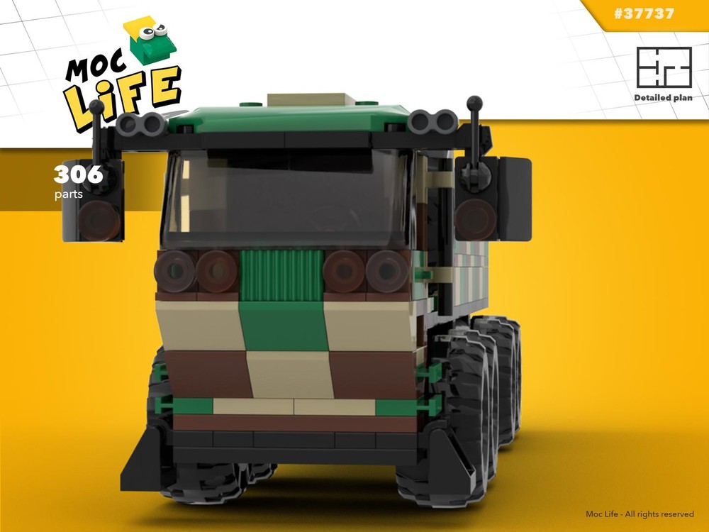 LEGO MOC Hemtt M985A2 by MocLife | Rebrickable - Build with LEGO