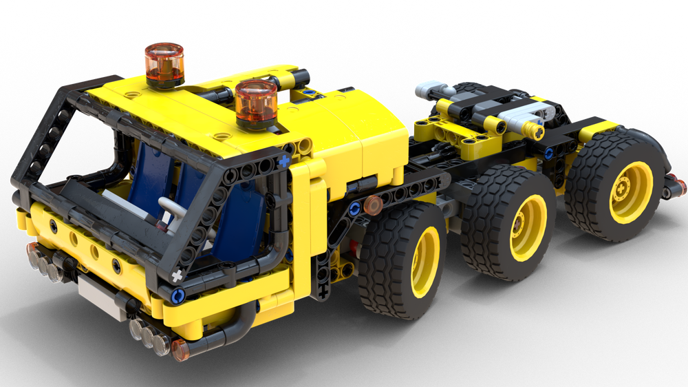 LEGO MOC 42108 Low semitruck by VoidSerpent | Rebrickable - Build with LEGO