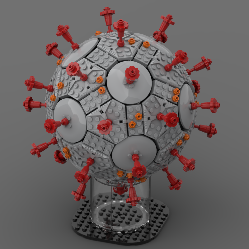 LEGO MOC Covid-19 by Thierry | Rebrickable - Build with LEGO