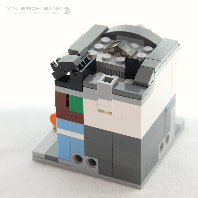 Lego Moc Mini Modular Of 10251 Brick Bank By Dvdliu Rebrickable