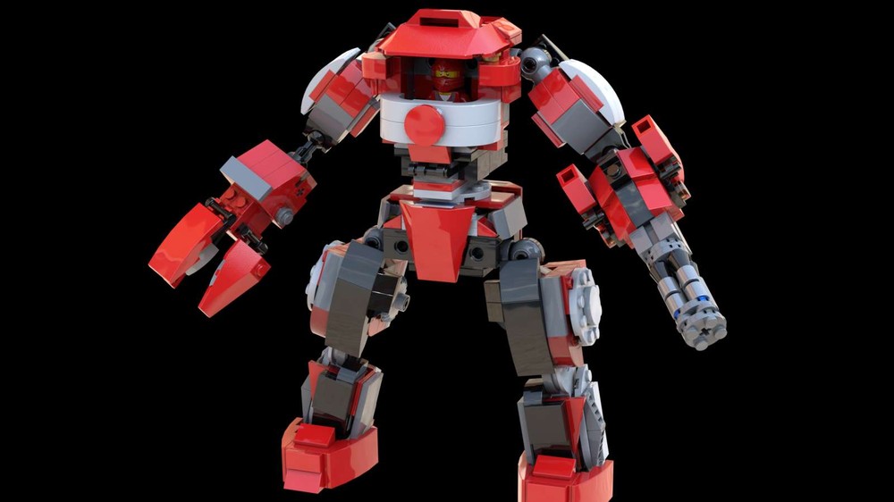 LEGO MOC Fire Mech Alt Build by beezysmeezy | Rebrickable - Build with LEGO