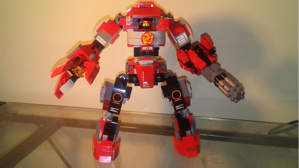 LEGO MOC Fire Mech Alt Build by beezysmeezy | Rebrickable - Build with LEGO