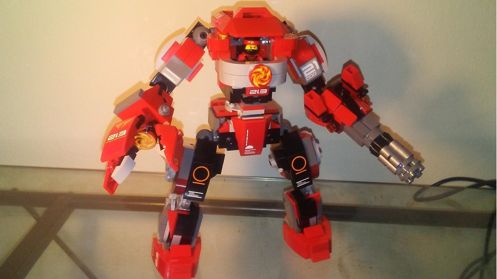 LEGO MOC Fire Mech Alt Build by beezysmeezy | Rebrickable - Build with LEGO