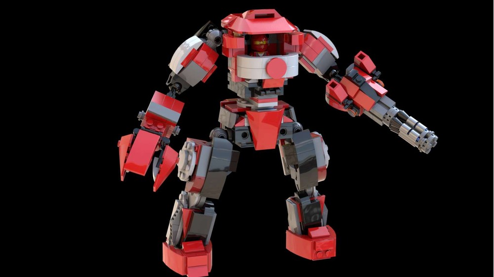 LEGO MOC Fire Mech Alt Build by beezysmeezy | Rebrickable - Build with LEGO