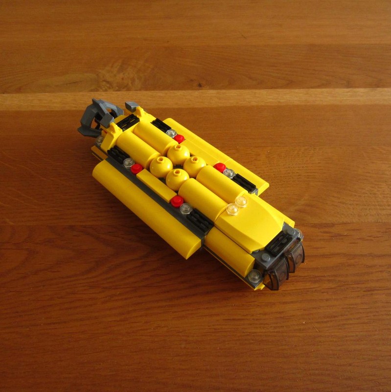 Lego Moc 4888 Submarine Lambda 01b By Drosse Rebrickable Build With